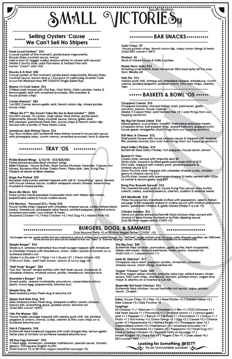 Welcome to Small Victories - Small Victories